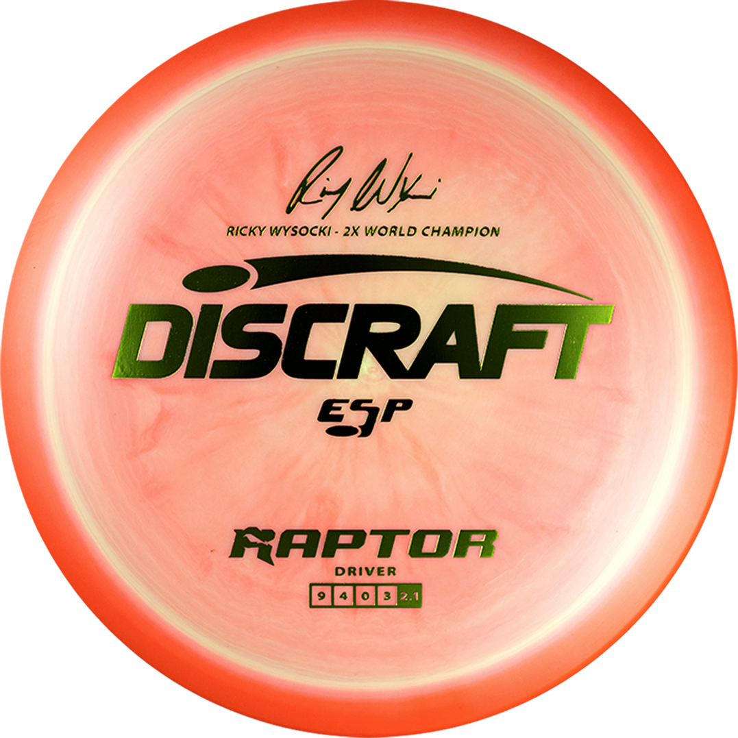 Discraft ESP Raptor - Ricky Wysocki 2x Signature Series | Driver 9/4/0 ...