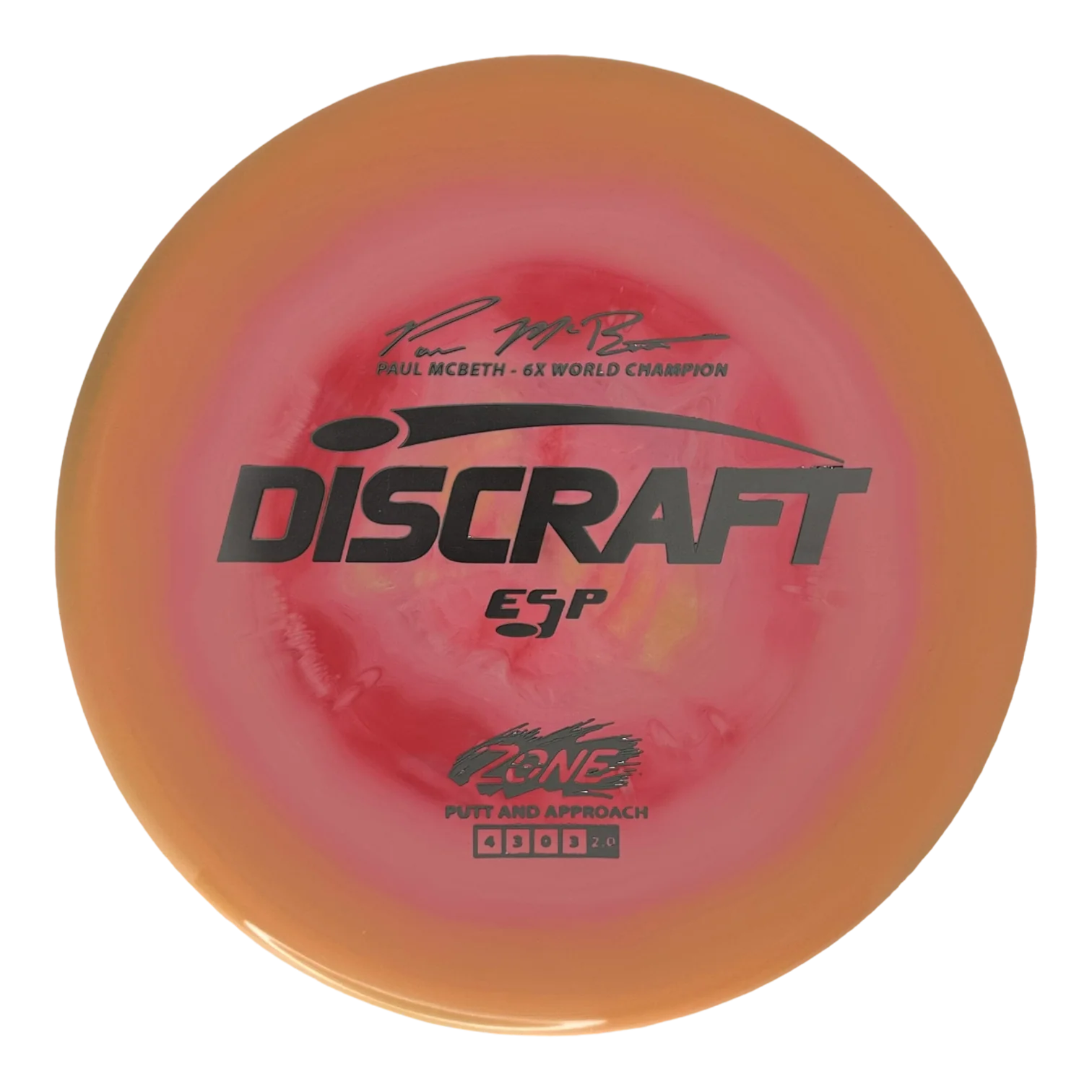 Discraft ESP Zone - Paul McBeth 6x Signature Series | Midrange 4/3/0/3 ...