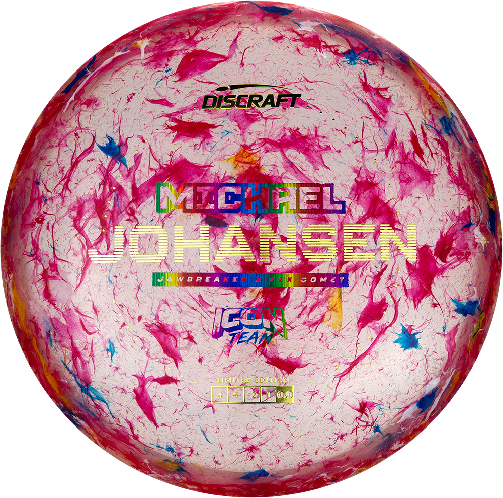 Discraft Jawbreaker Z FLX Comet - Michael Johansen 2024 Tour Series | Midrange 4/5/-2/1 | Local ...
