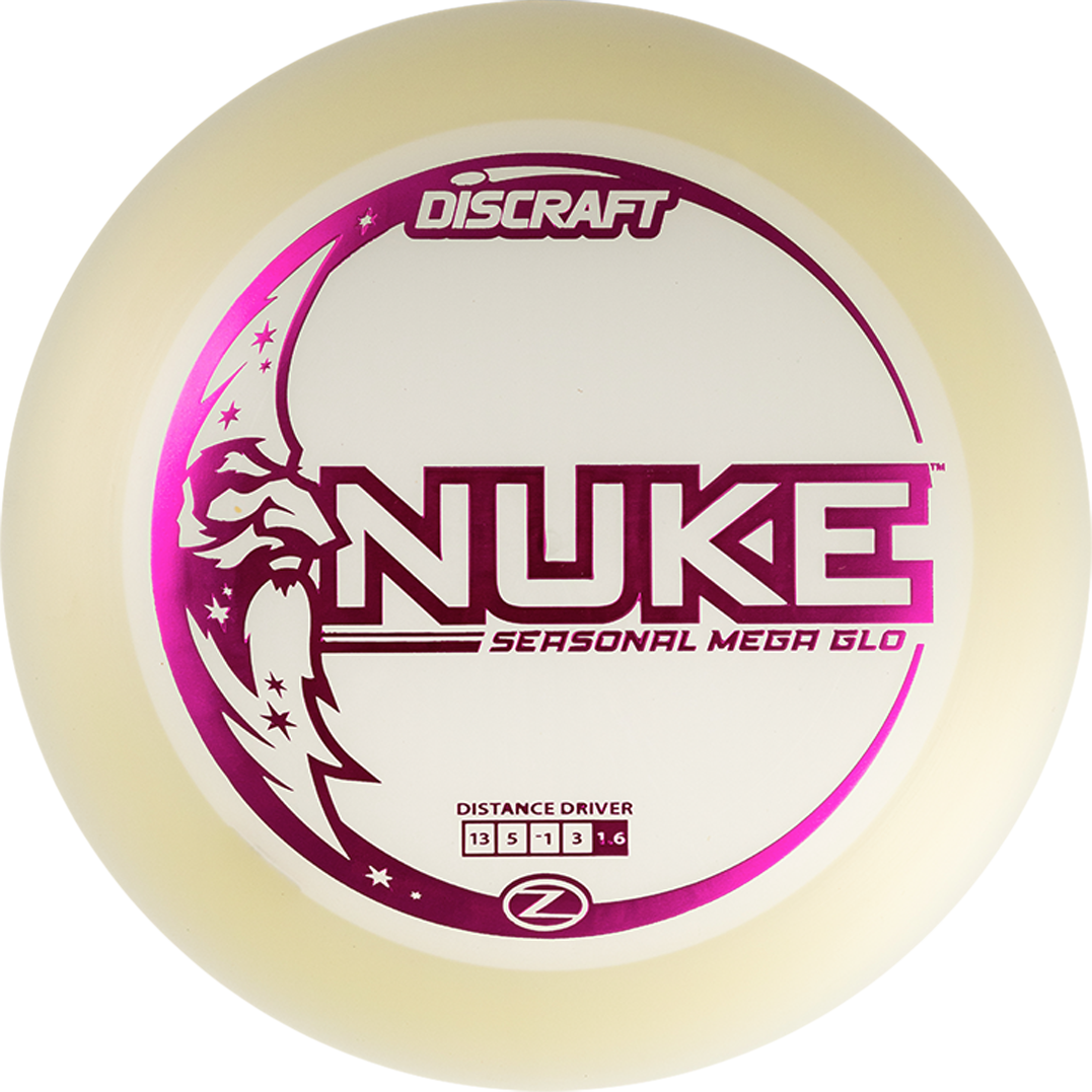 Discraft Mega Glo Z Nuke | Driver 13/5/-1/3 | Local Route