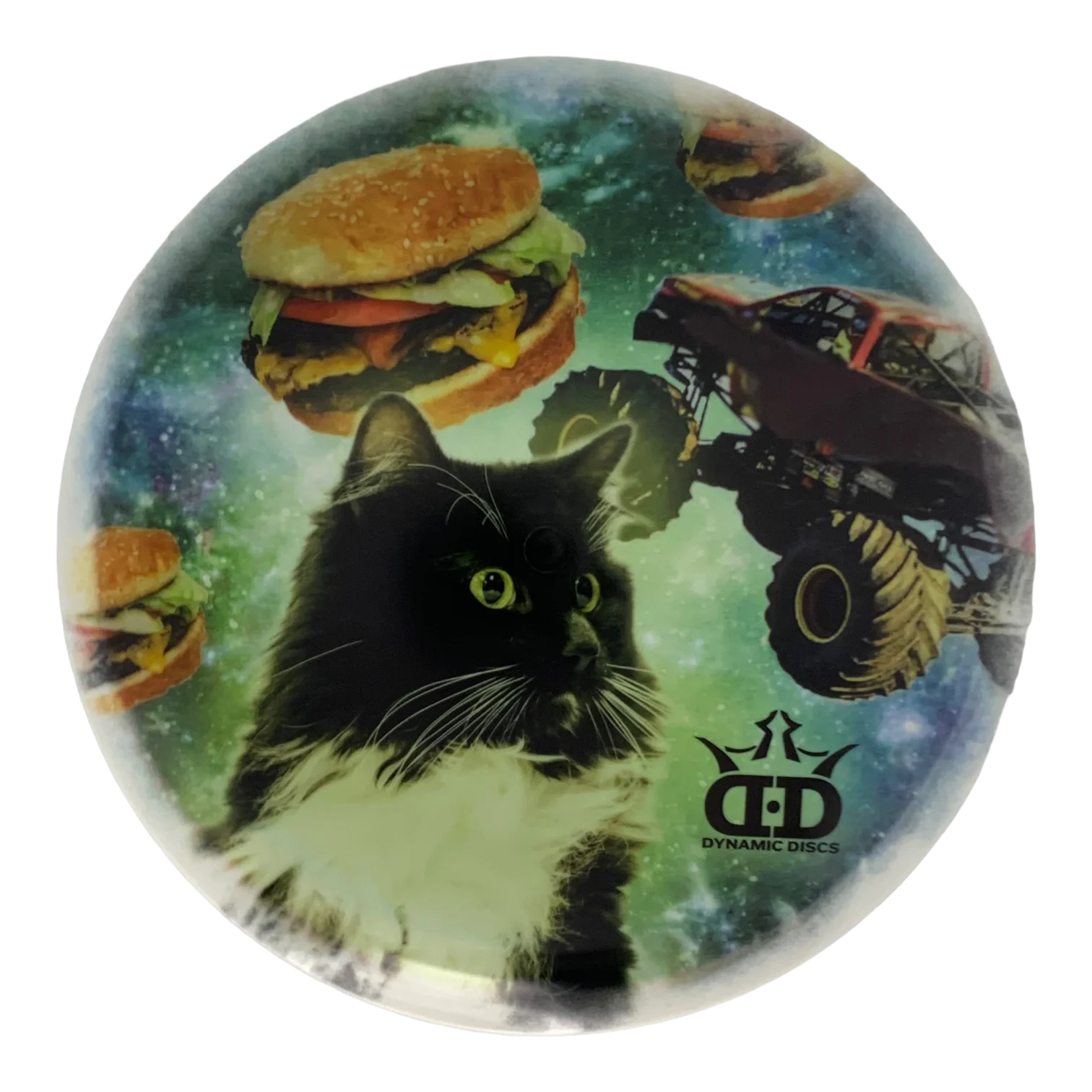Dynamic Discs Fuzion Felon - DyeMax Monster Truck Kitty | Fairway ...