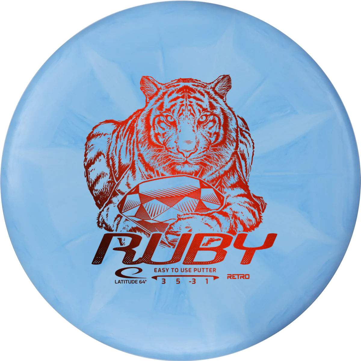 Latitude 64 Retro Burst Ruby | Putt & Approach 3/5/-3/1 | Local Route