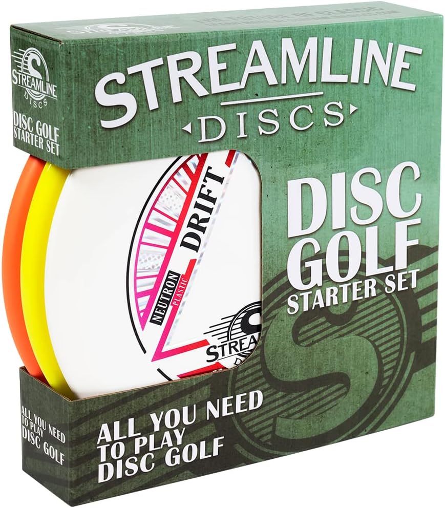 Streamline 3-Disc Premium Disc Golf Starter Set