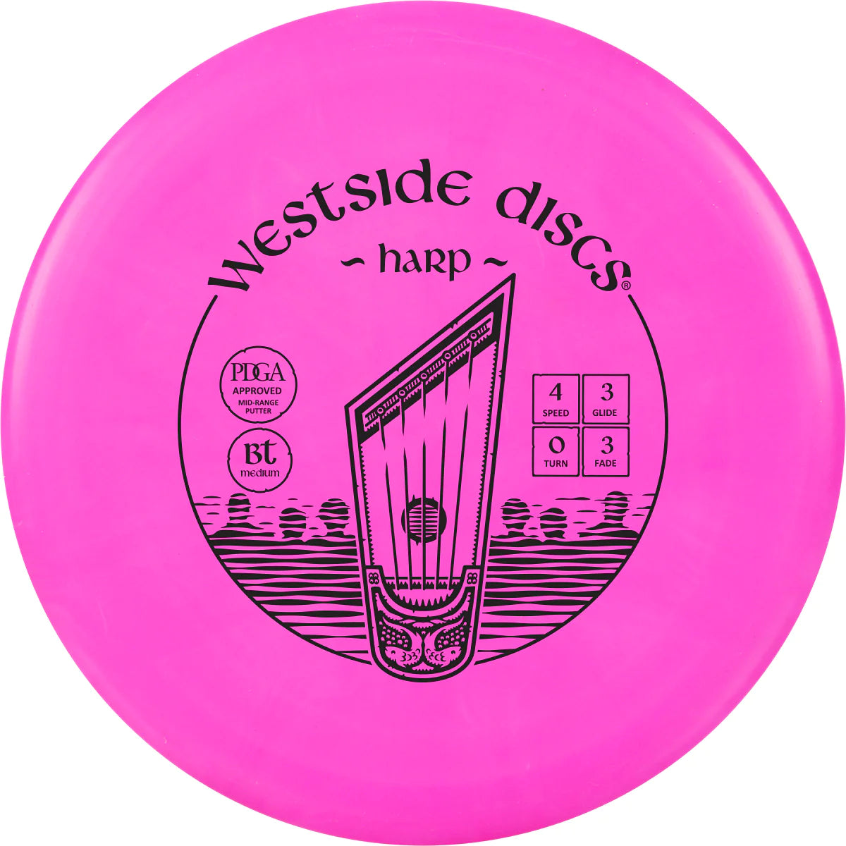 Westside Discs BT Medium Harp | Putt & Approach 4/3/0/3 | Local Route
