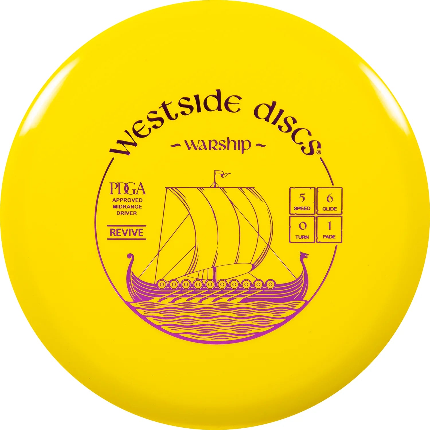 Westside Discs Revive Warship | Midrange 5/6/0/1 | Local Route
