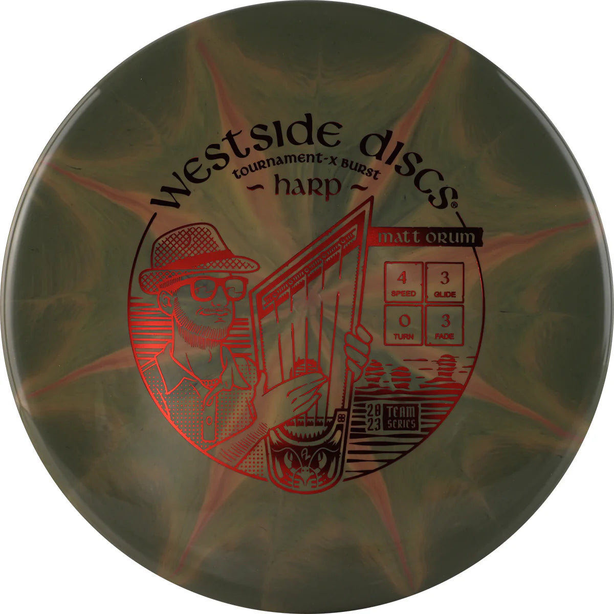 Westside Discs Tournament-X Burst Harp - Matt Orum 2023 Team Series ...