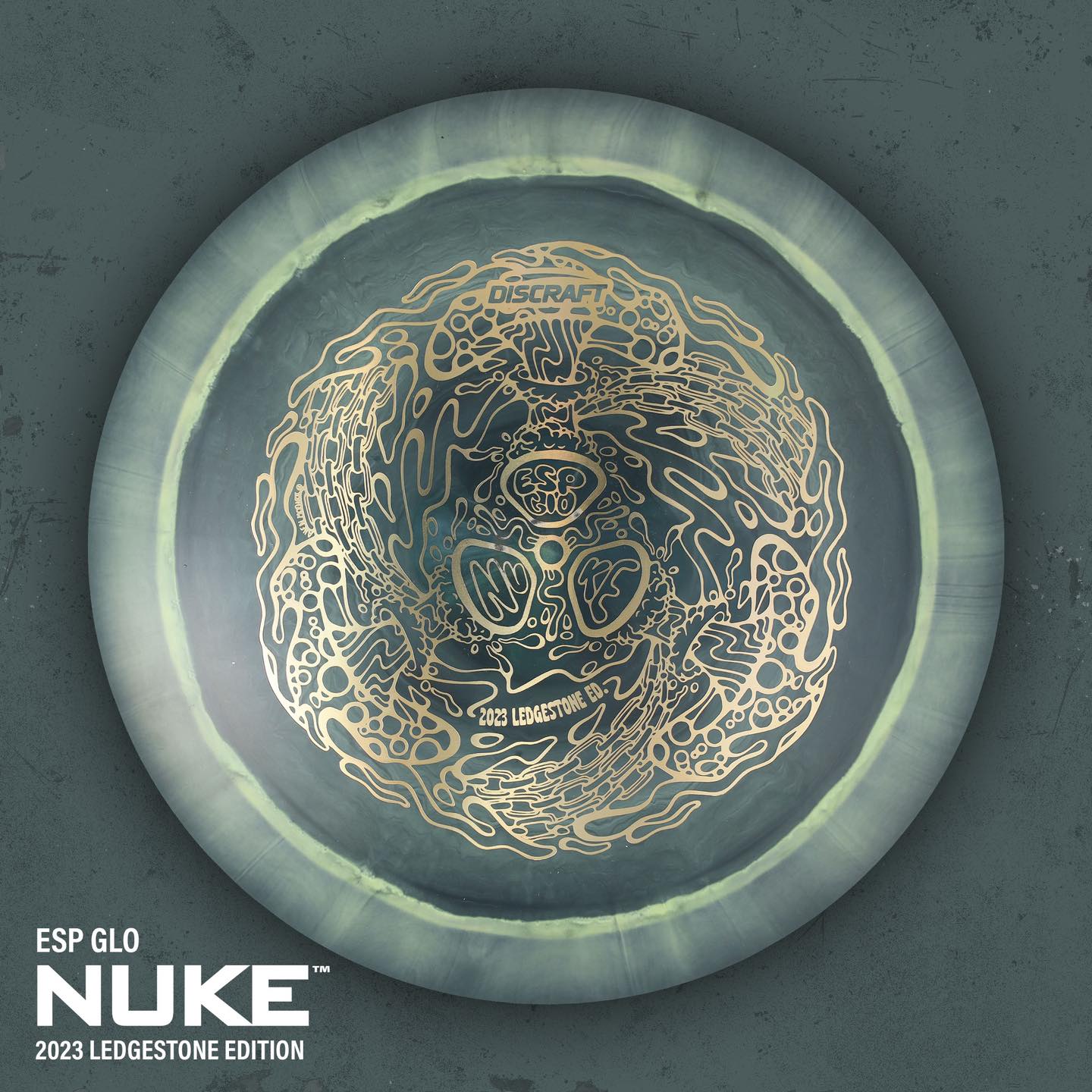 Discraft ESP Glo Nuke - 2023 Ledgestone | Driver 13/5/-1/3 | Local Route